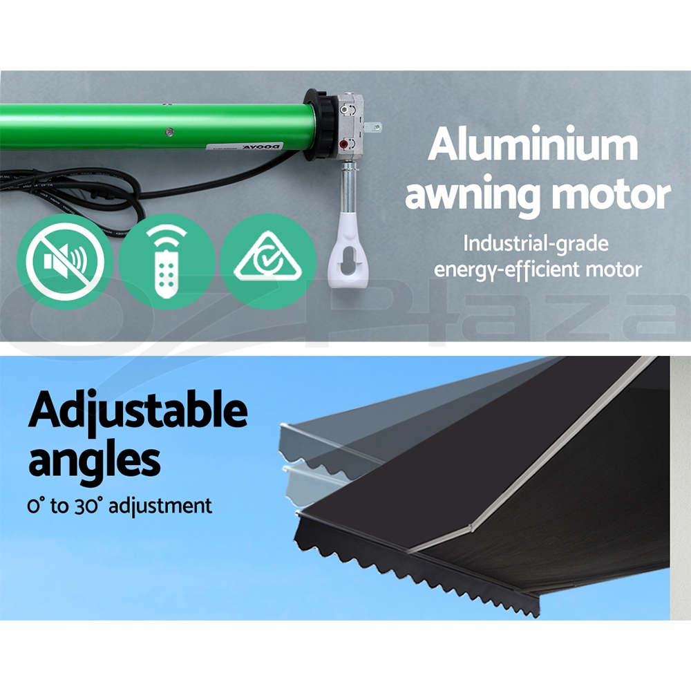 Instahut Folding Arm Outdoor Awning Retractable SunShade Window Canopy ...