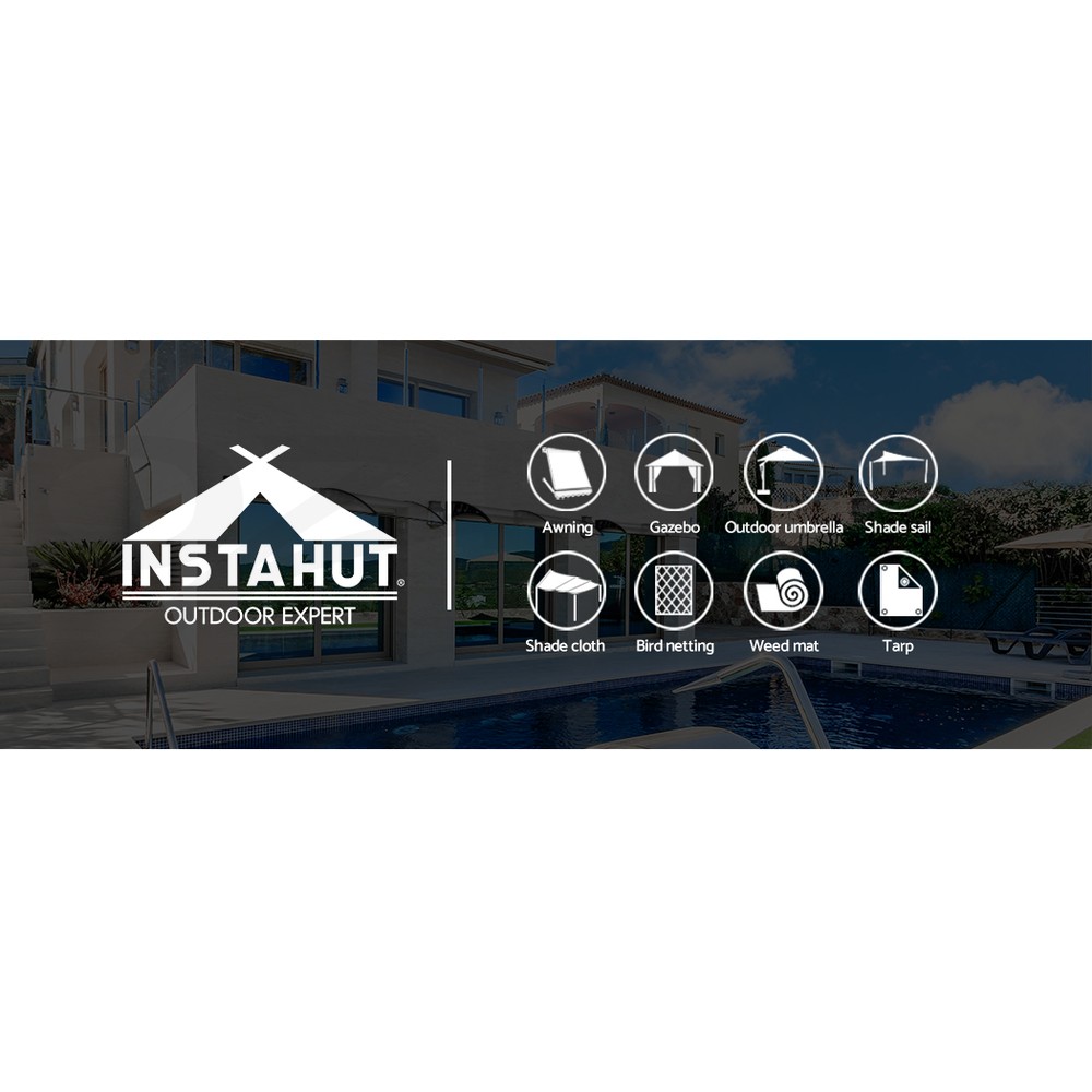 Instahut Window Door Awning Door Canopy Outdoor Awning Patio Cover 1-6M ...