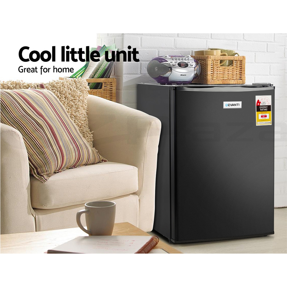 Devanti Bar Fridge Portable Mini Home Refrigerator Beer Freezer Office ...