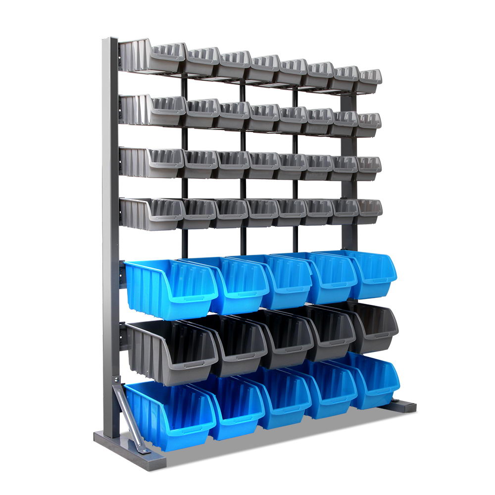 Giantz Storage Bin Rack Wall Mounted Tools Shelving Warehouse Workshop