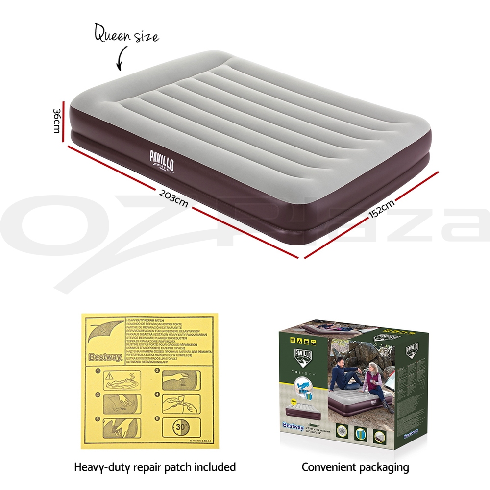 Bestway Air Bed Inflatable Beds Mattress Queen Single Sleeping Camping Mats Home | eBay