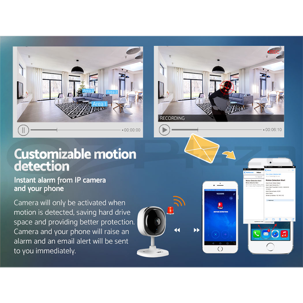 UL-tech Wireless IP Camera CCTV Security System 1080P HD WIFI Home ...