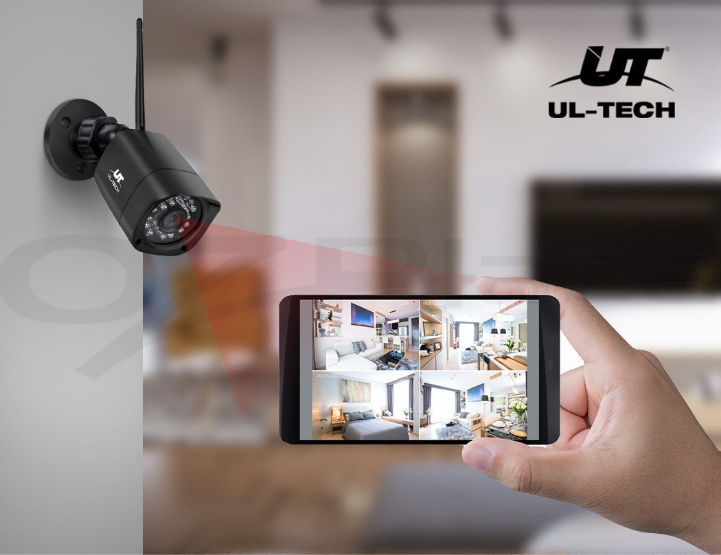 UL-tech CCTV Wireless Home Security Camera System Set Outdoor IP WIFI ...