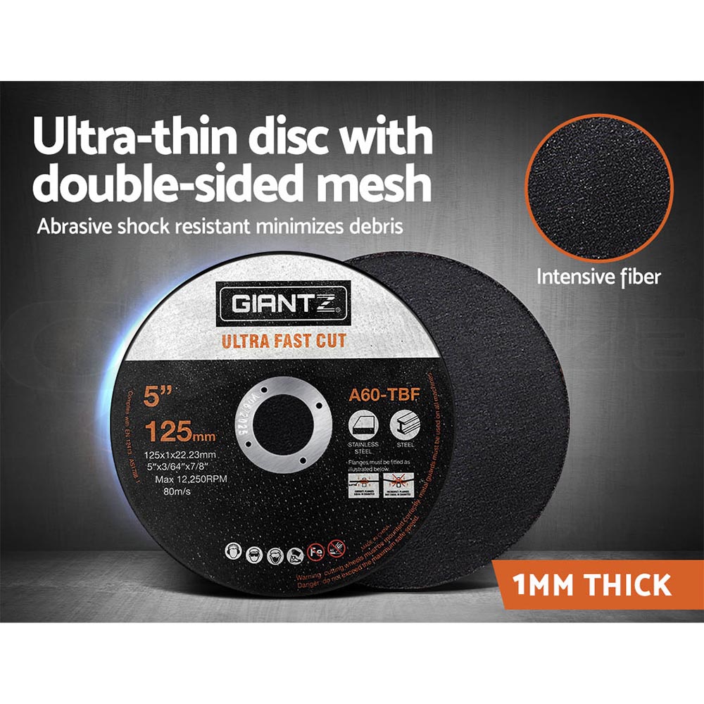 Giantz 125mm Cutting Discs Metal Cut Off Wheel Thin Angle Grinder 5" | eBay