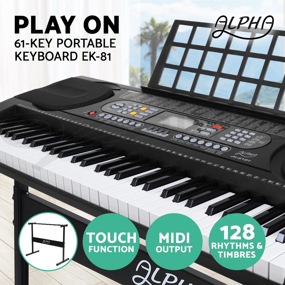 Alpha 61 Keys Digital Piano Keyboard Electronic Electric Keyboards ...