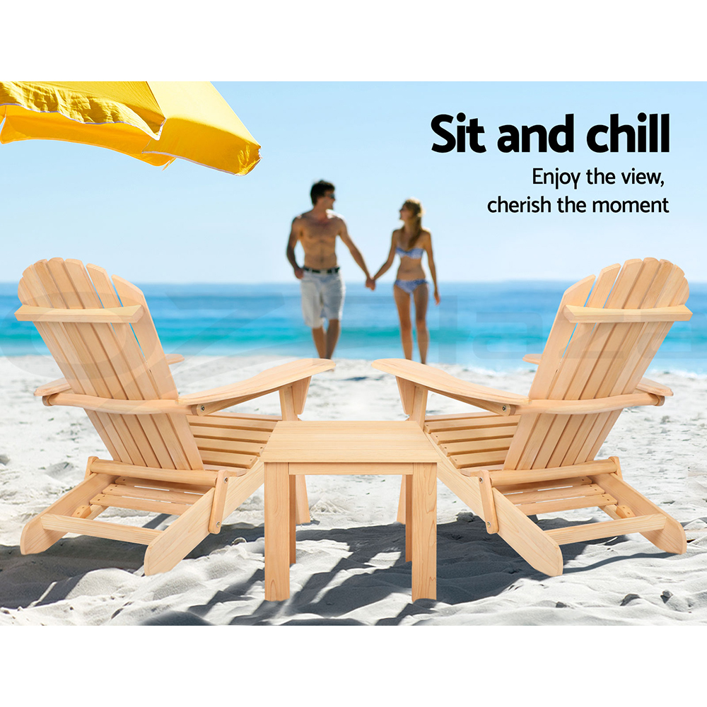 Gardeon Outdoor Furniture Sun Lounge Chairs Table Beach Chair Patio ...