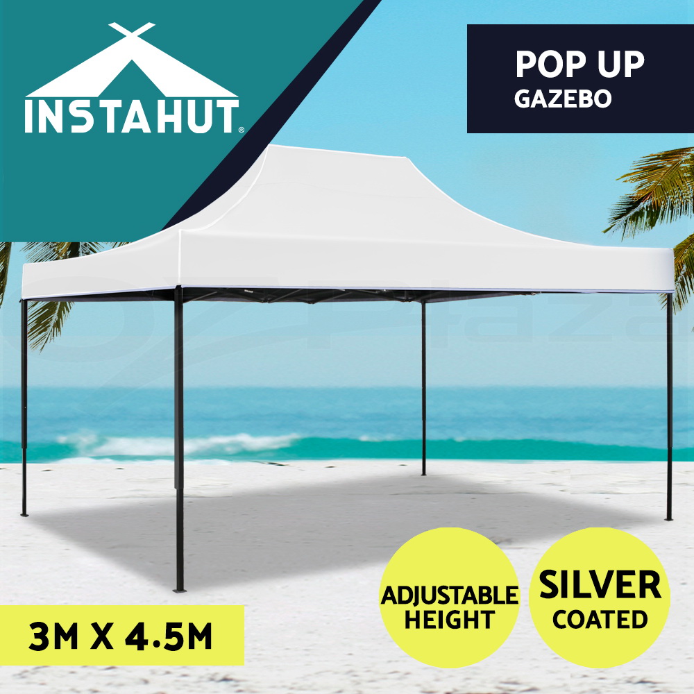 Instahut Gazebo Pop Up Marquee 3x3 3x6 Outdoor Tent Folding 600D ...