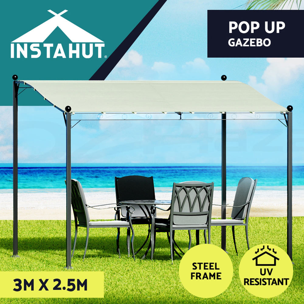 Instahut Gazebo Outdoor Iron Marquee Art Gazebos Party Wedding Event ...