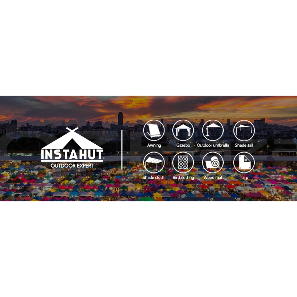 Instahut Gazebo 3x4.5 Pop Up Marquee Outdoor Wedding Shade Tent Camping ...