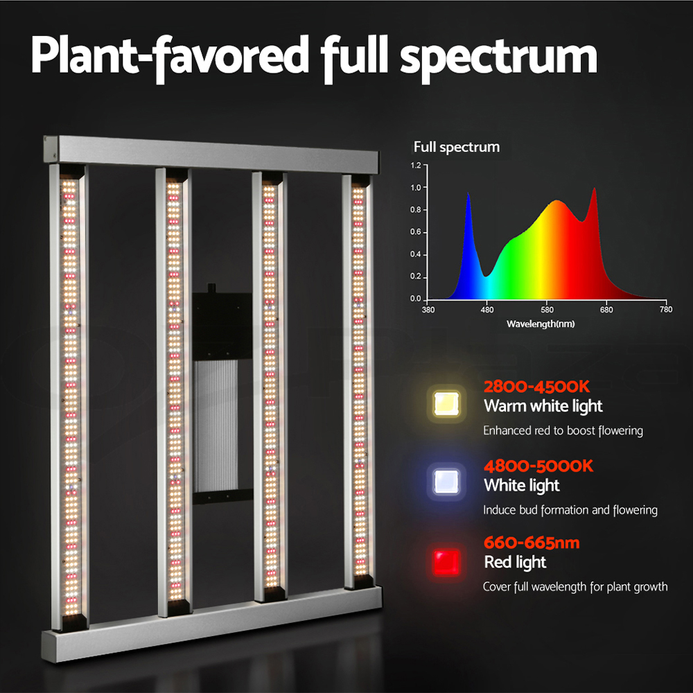 Green Fingers LED Grow Light Full Spectrum Lights Indoor Veg Flower All ...