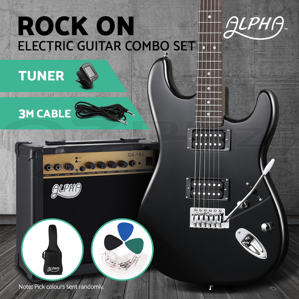 Alpha Electric Guitar Music String Instrument Rock Amplifier Tuner ...