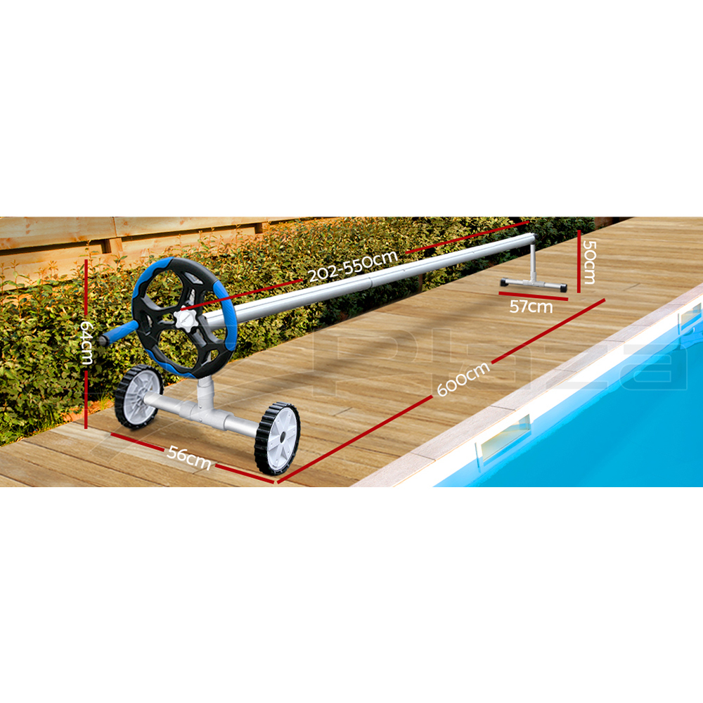 Aquabuddy Pool Cover Roller Solar Blanket Covers Adjustable Rollers ...