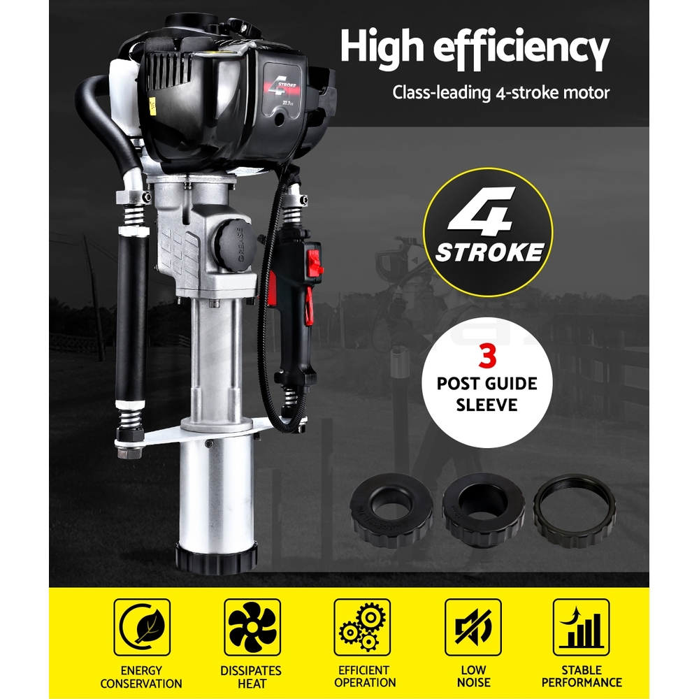 Giantz Petrol Post Driver Rammer Power Pile Hole Drive Farm Fence | eBay