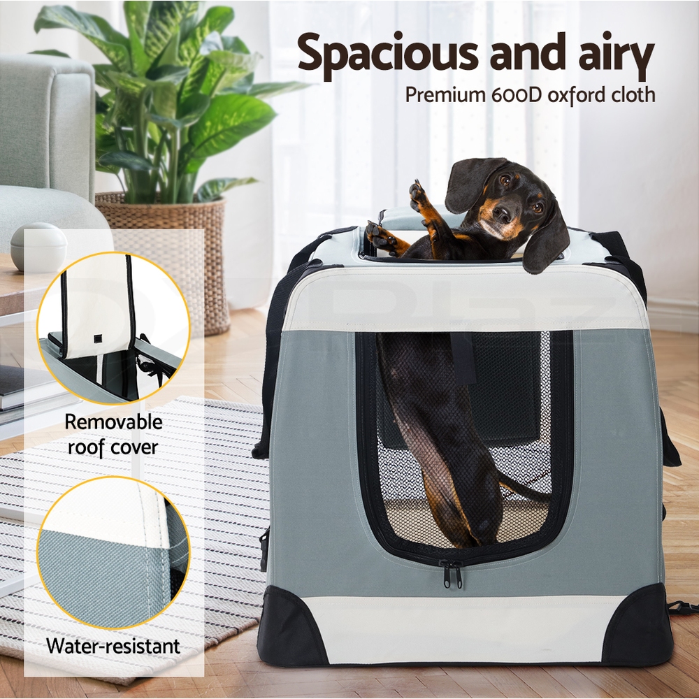 i.Pet Pet Soft Crate Carrier Dog Cat Travel Portable Bag Large Puppy ...