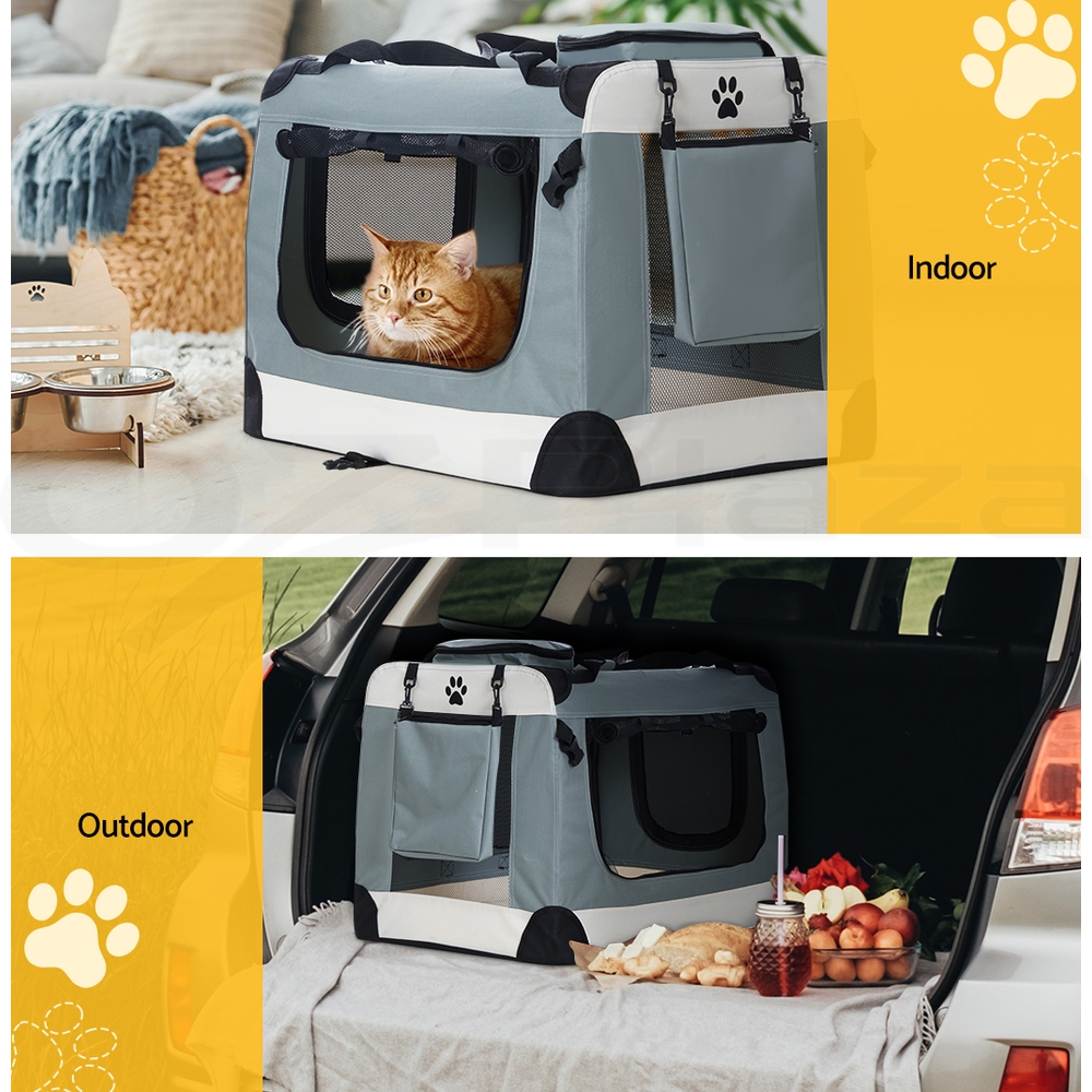 i.Pet Pet Soft Crate Carrier Dog Cat Travel Portable Bag Large Puppy ...