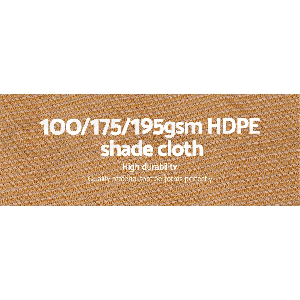 Instahut Shade Cloth Shadecloth Sail 50% 70% 90%UV Mesh Roll Garden ...