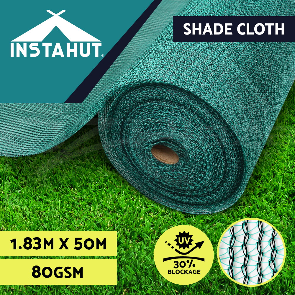 Instahut 30% 50% 70% 90%UV Shade Cloth Shadecloth Sail Mesh Roll ...