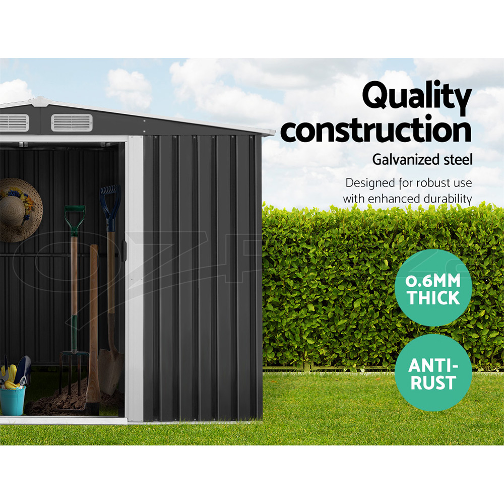 Giantz Garden Shed Outdoor Storage Sheds Workshop Shelter Metal Base ...