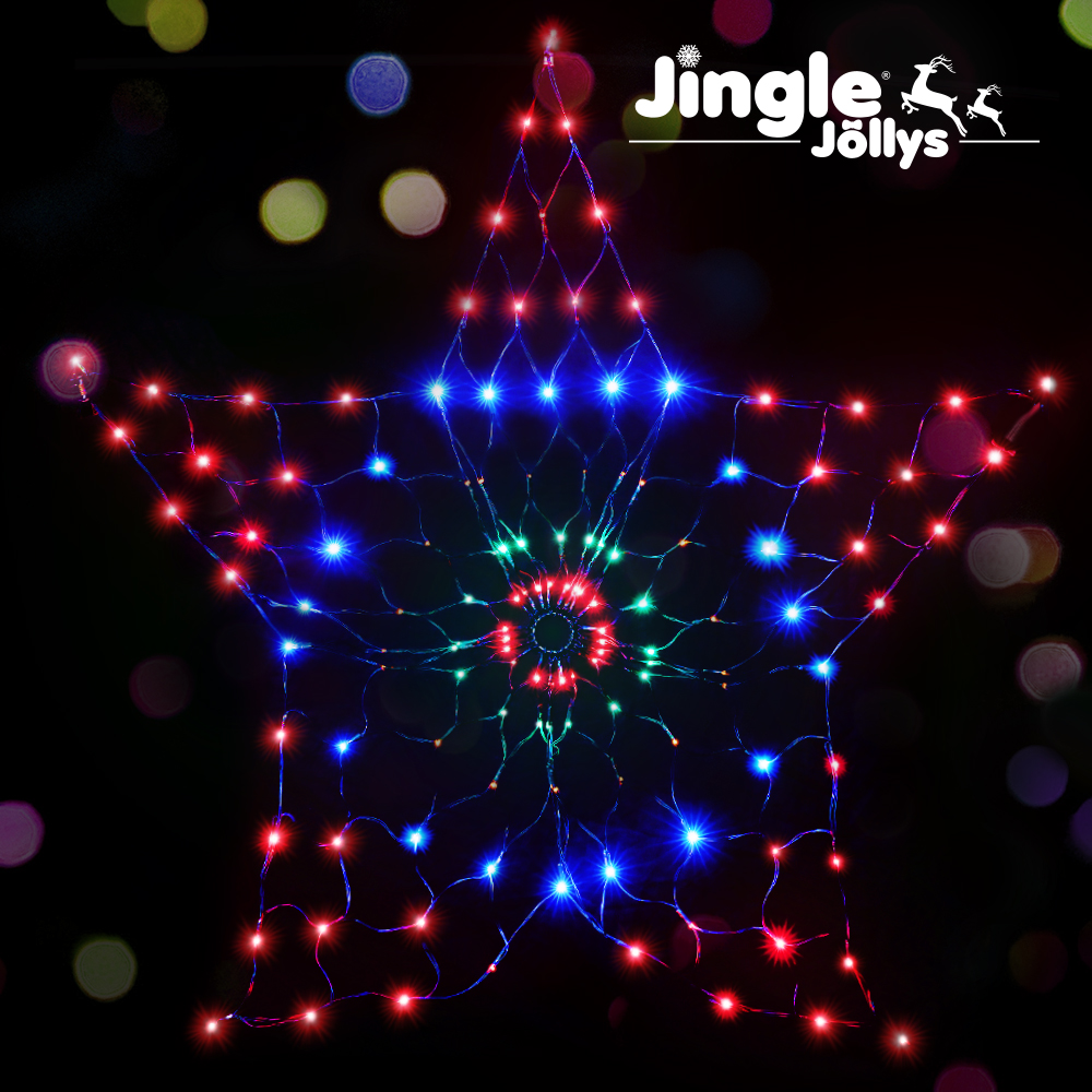 Jingle Jollys Christmas Motif Lights String light LED Santa Reindeer ...